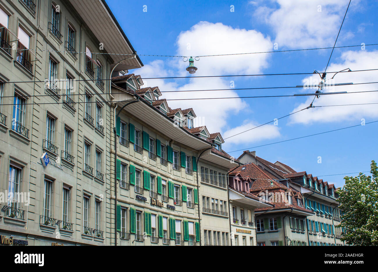 Streets of Bern. Street photo Stock Photo - Alamy