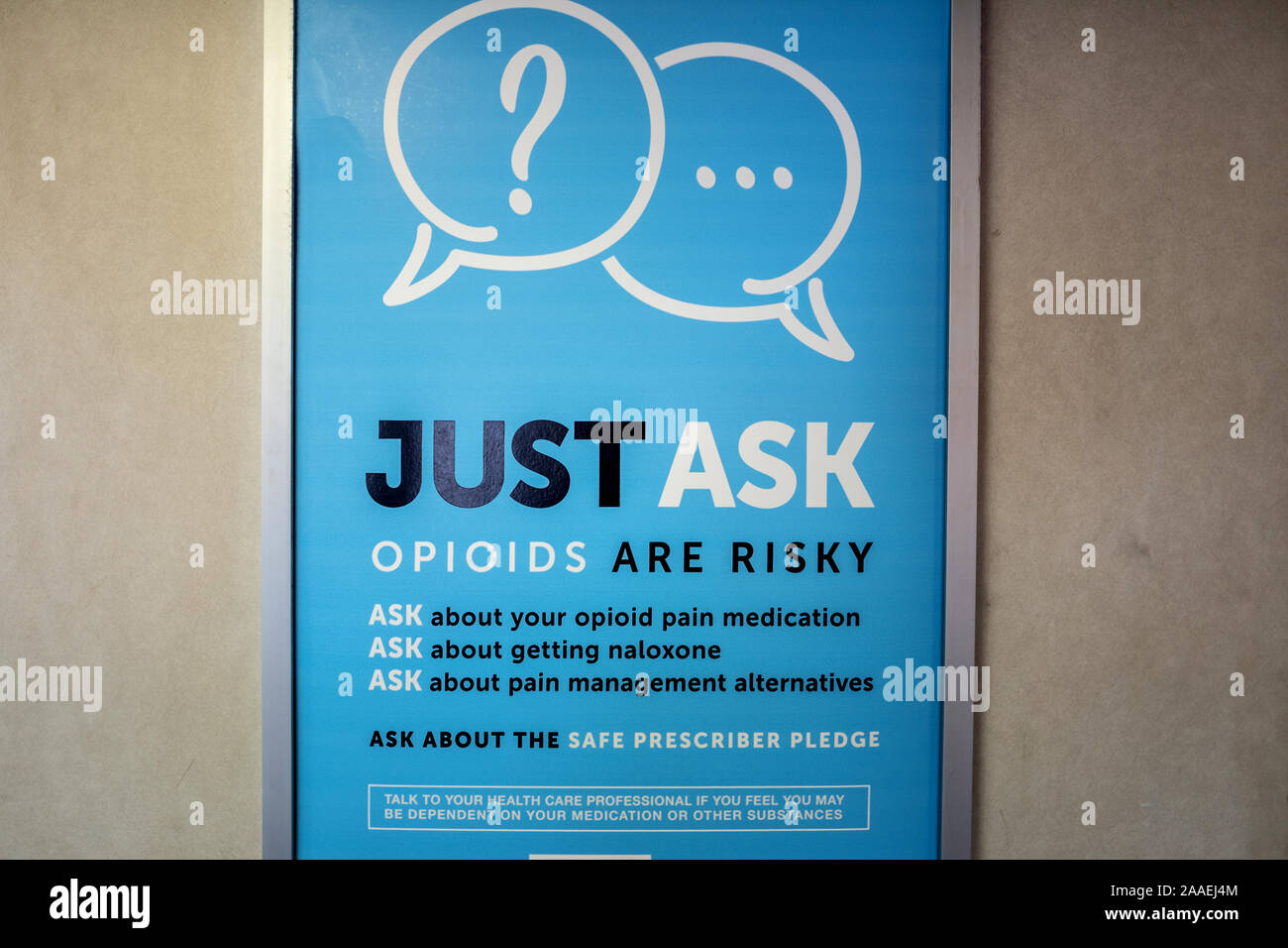 Opioids poster hi-res stock photography and images - Alamy