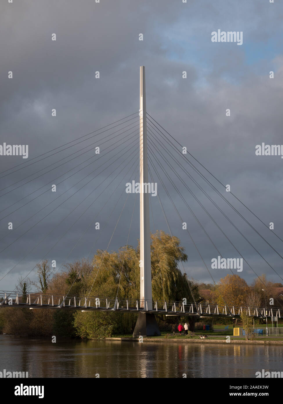 Reading Pedestrian And Cycle Bridge High Resolution Stock Photography ...