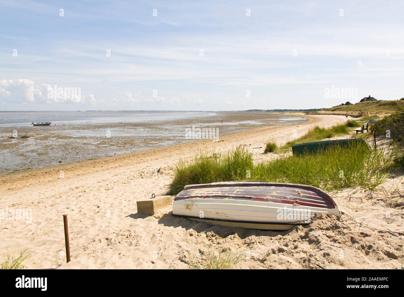 Boote, Sandstrand, Wattenmeer, Munkmarsch, Sylt, Ebbe Stock Photo - Alamy