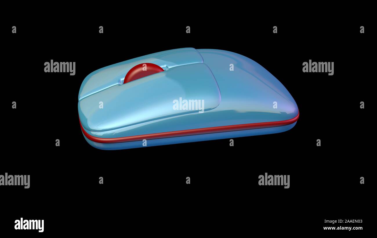 New Computer mouse . Clean germ free. Isolated on white background. 3d ...