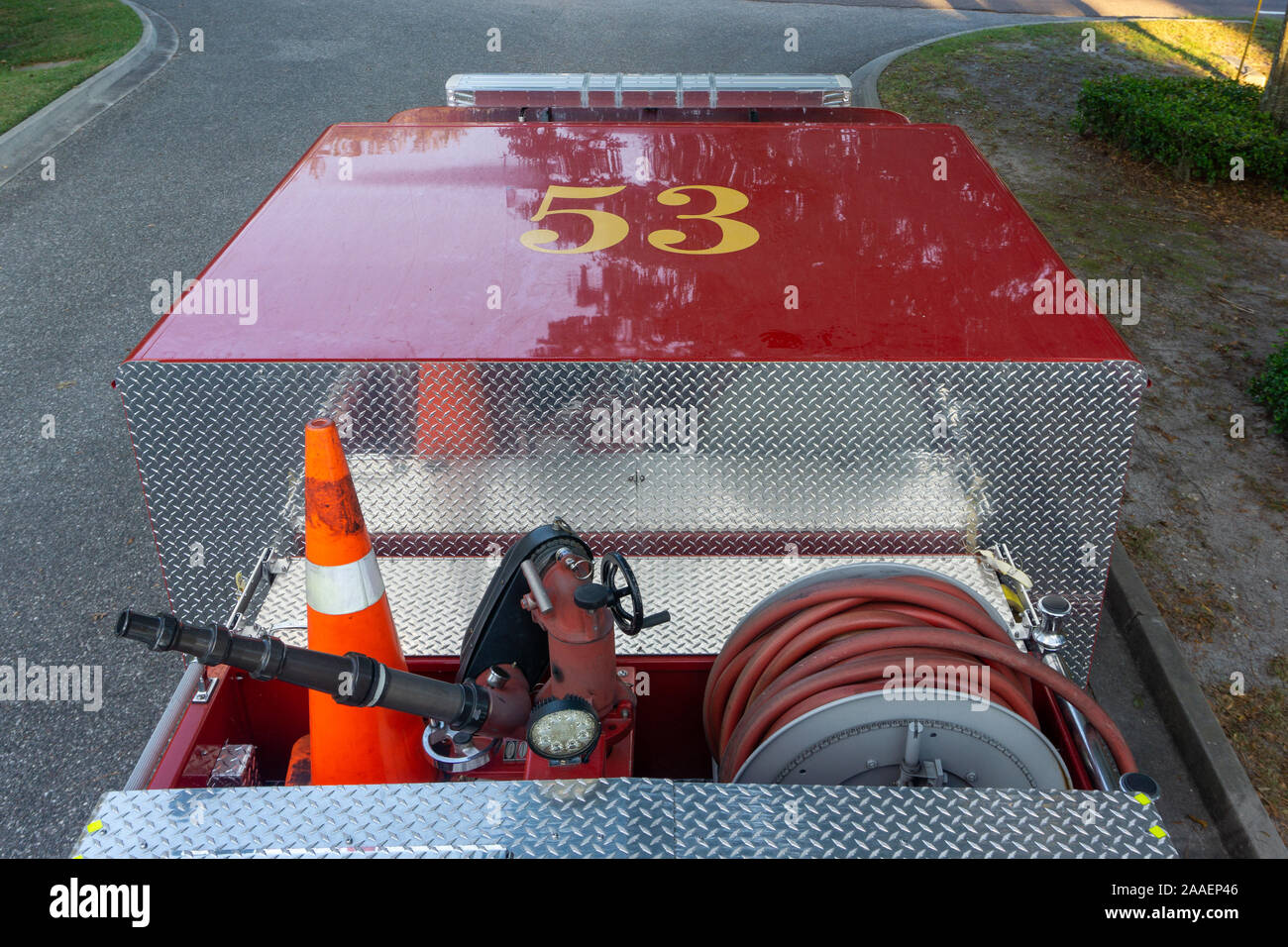 Fire engine cab hi-res stock photography and images - Alamy