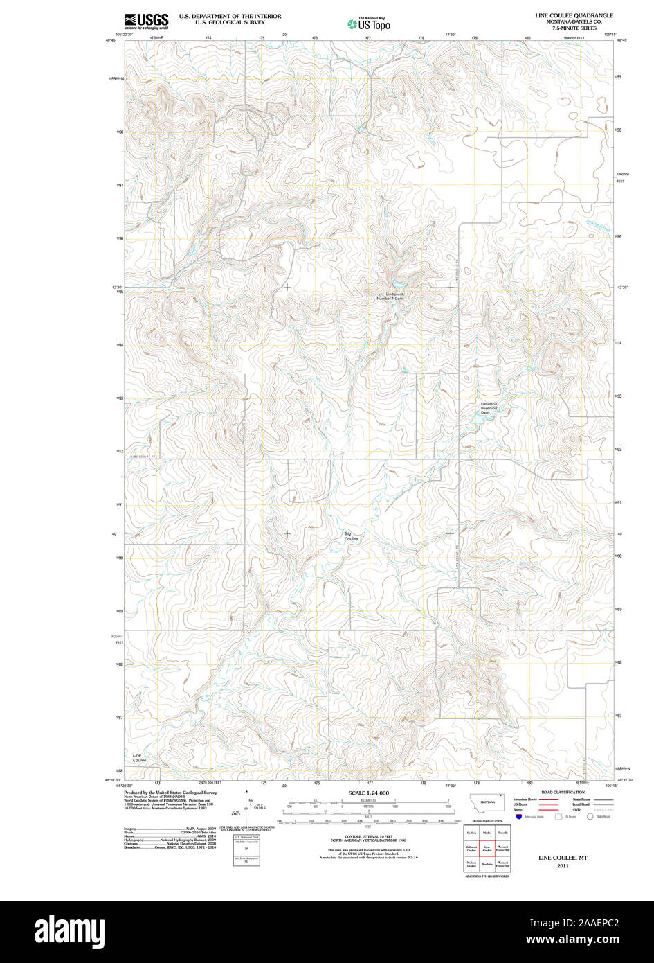 Map of coulee hi-res stock photography and images - Alamy