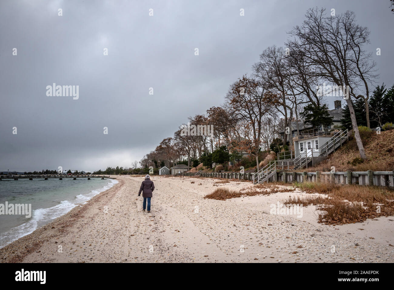 A private beach in Southold, Long Island, New York Stock Photo - Alamy