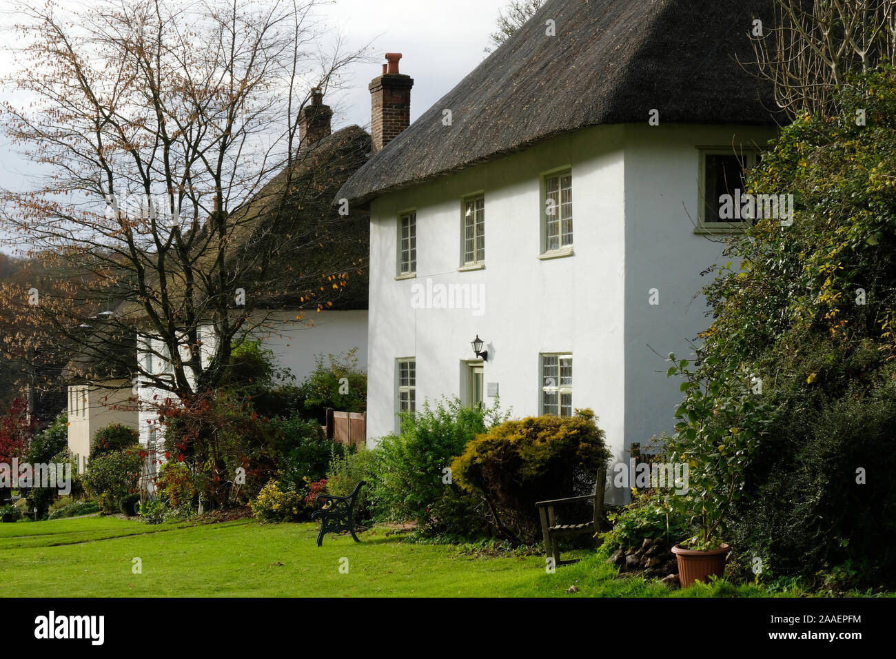 Thatch roof house color hi-res stock photography and images - Alamy