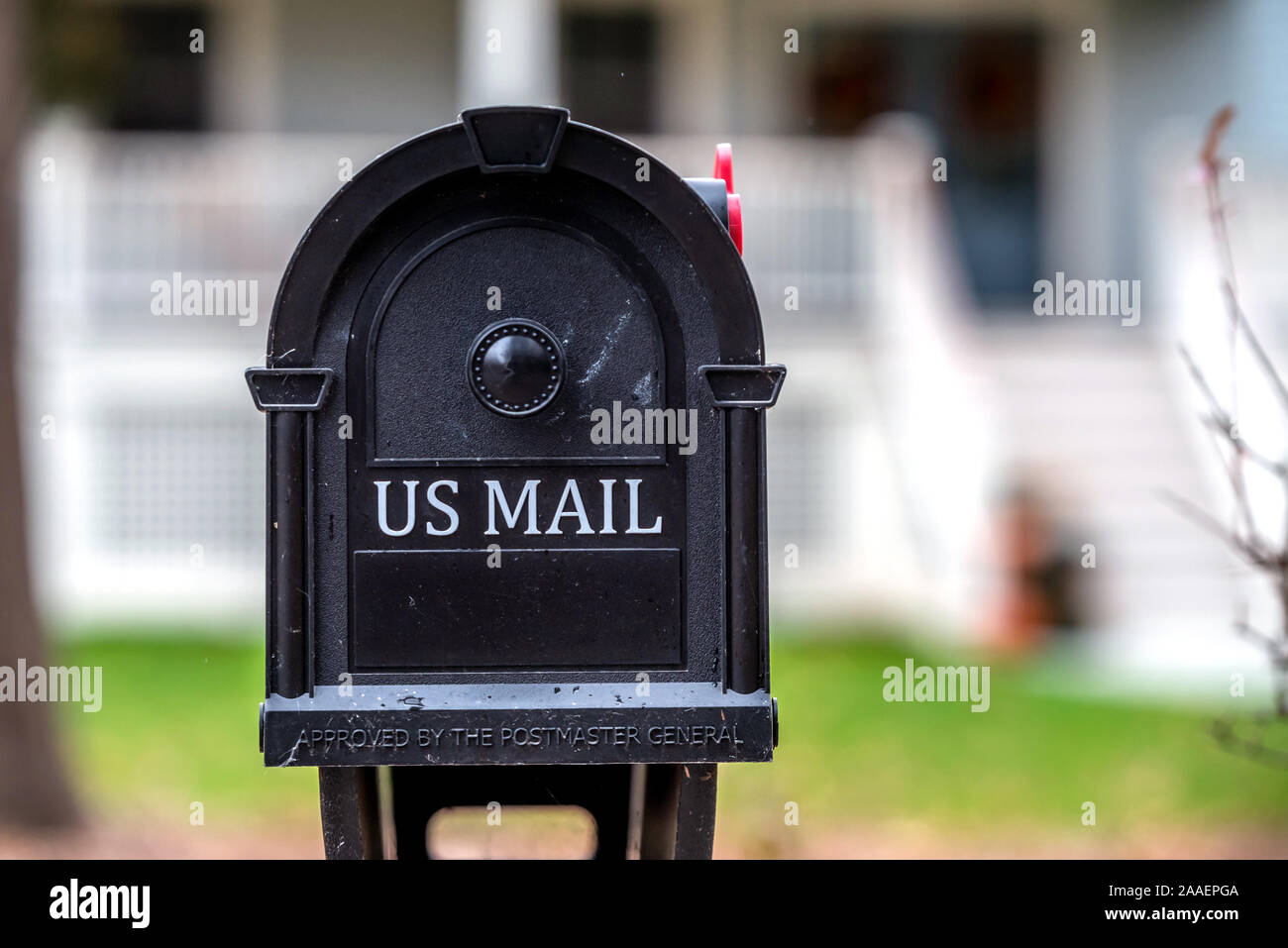 American letter box in Southold, Long Island, New York Stock Photo - Alamy