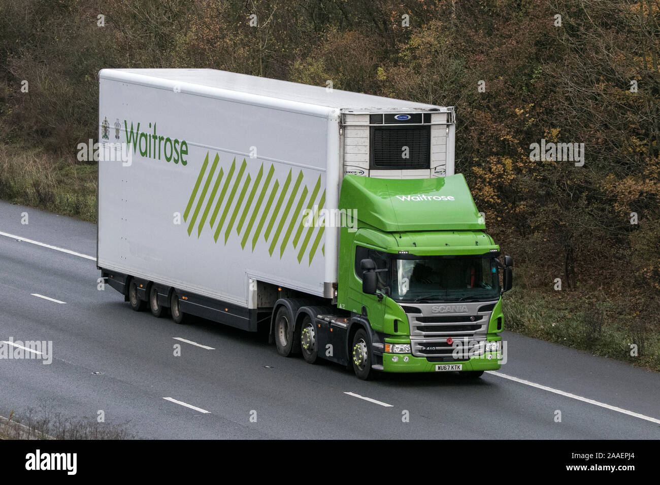 Hgv waitrose lorry truck hi-res stock photography and images - Alamy