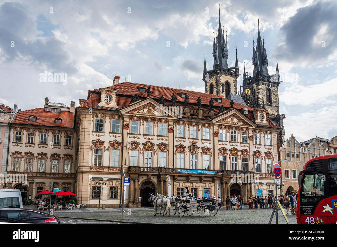 National Gallery Prague in Czech Republic Stock Photo - Alamy