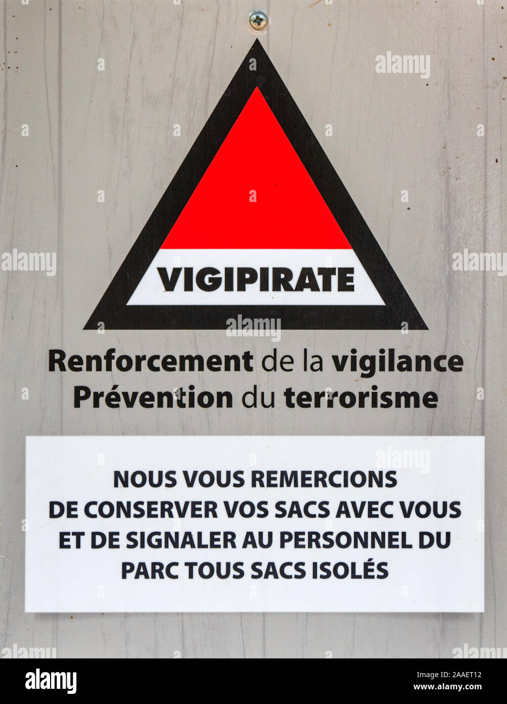 French warning sign hi-res stock photography and images - Alamy