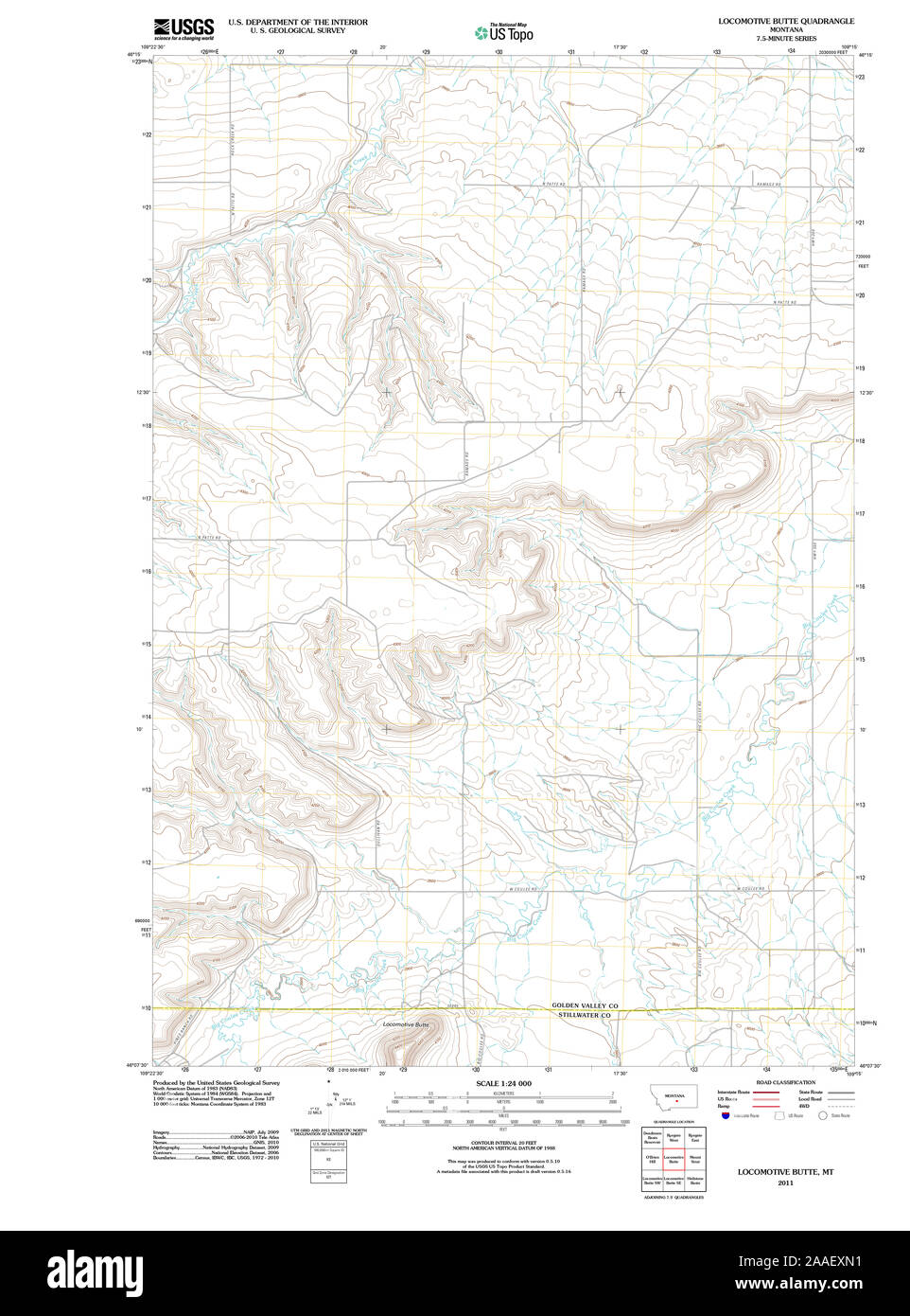 Map of butte montana hi-res stock photography and images - Alamy