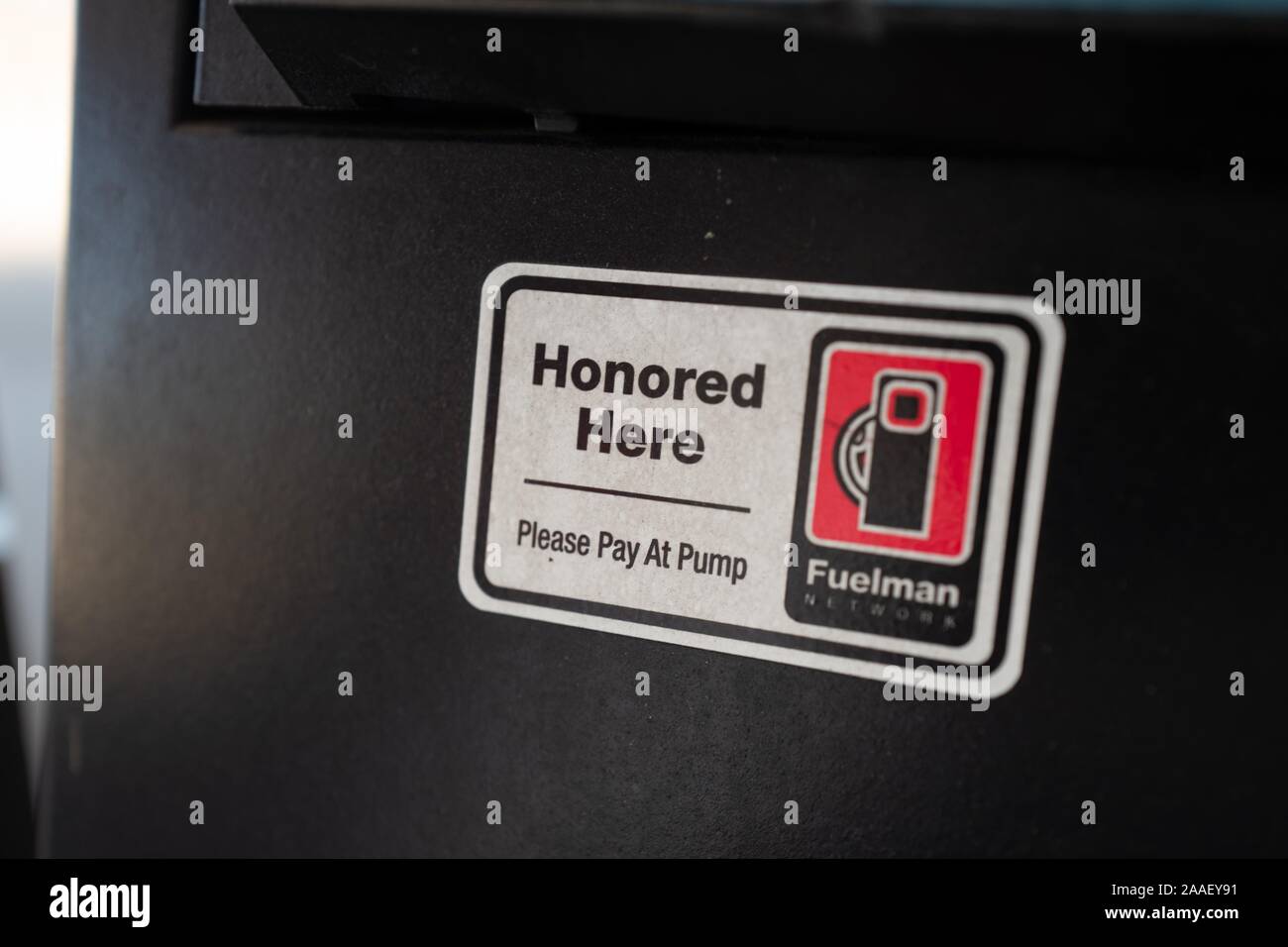 Fuelman network of fleet refueling stations hi-res stock photography ...