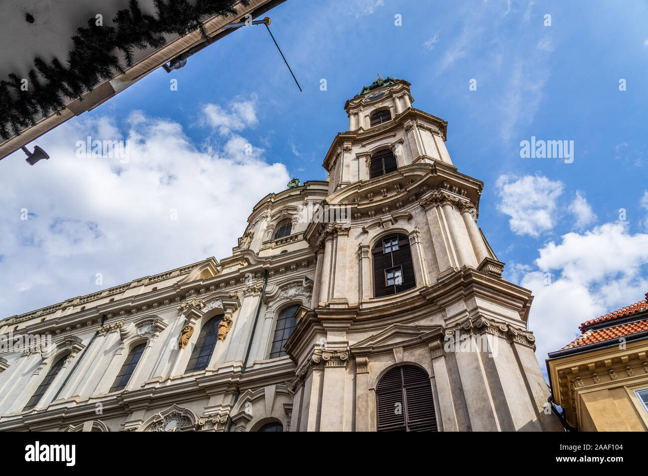 Architecture and cityscape street of Prague in Czech Republic Stock ...