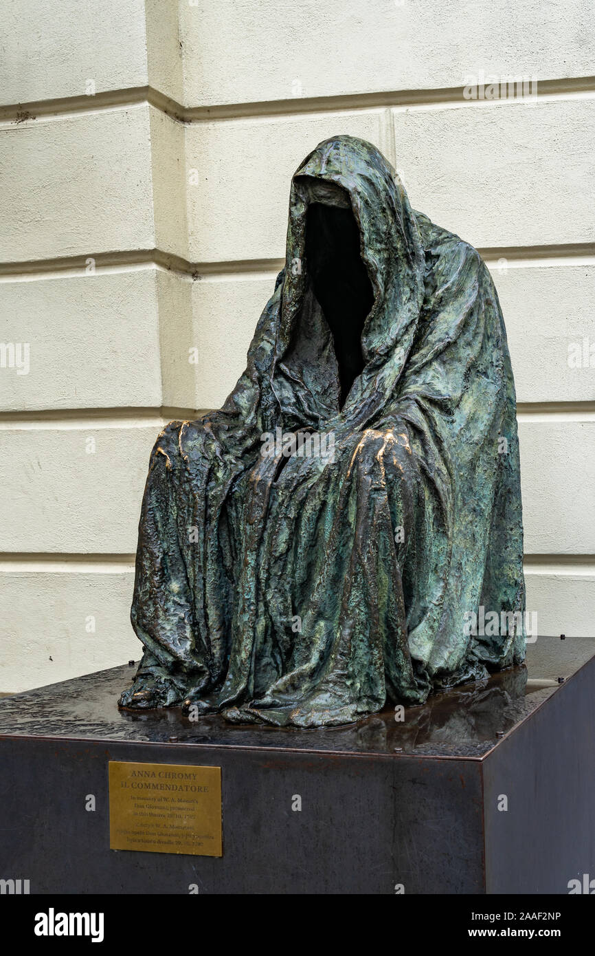 Anna Chromy Musicians of Prague in Czech Republic Stock Photo - Alamy