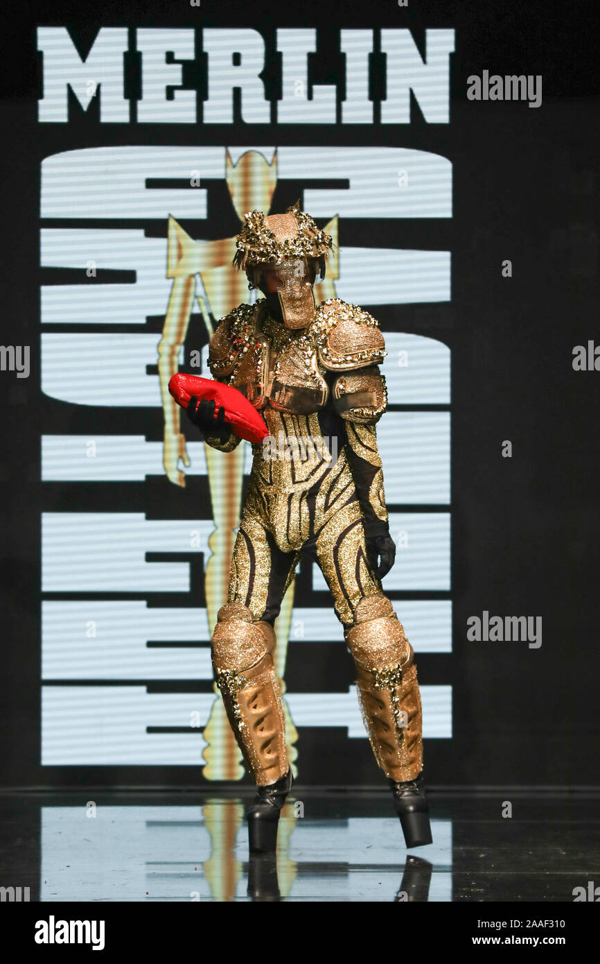 Los Angeles Fashion Week - Art Hearts - Merlin Castell Fashion Show at ...