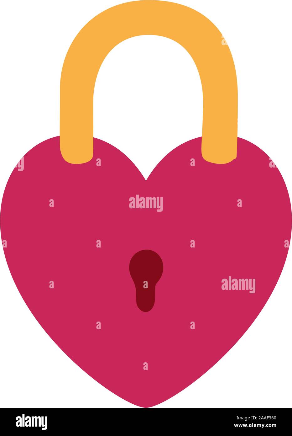 Isolated heart padlock vector design Stock Vector Image & Art - Alamy