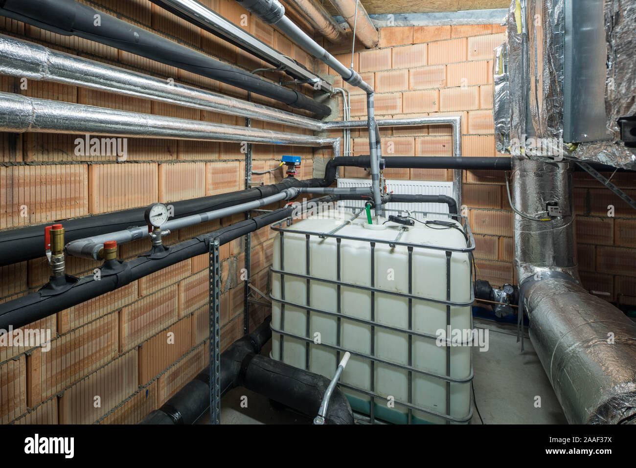 System of industrial ventilating pipes Stock Photo - Alamy