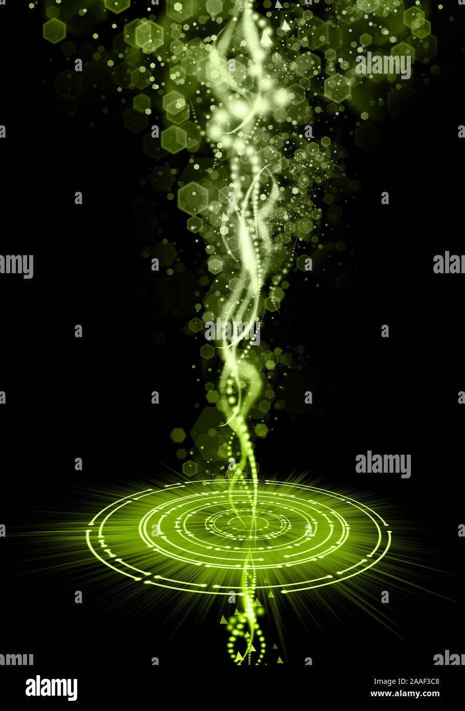 Glowing plasma flame and smoke. Abstract image of a magical power Stock ...