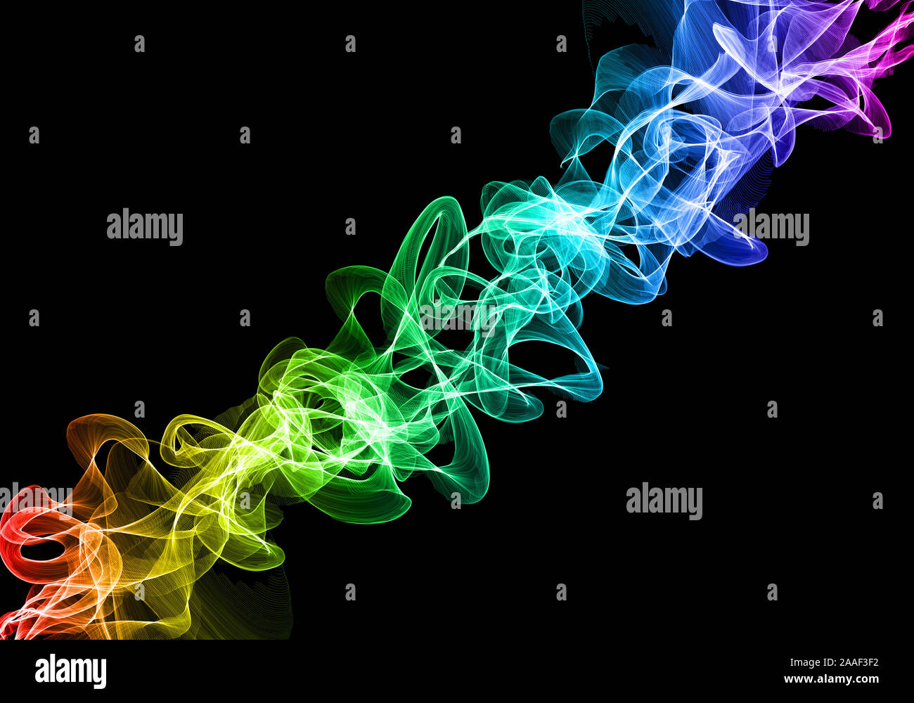 Abstract image of a magical power of smoke as a background and a ...