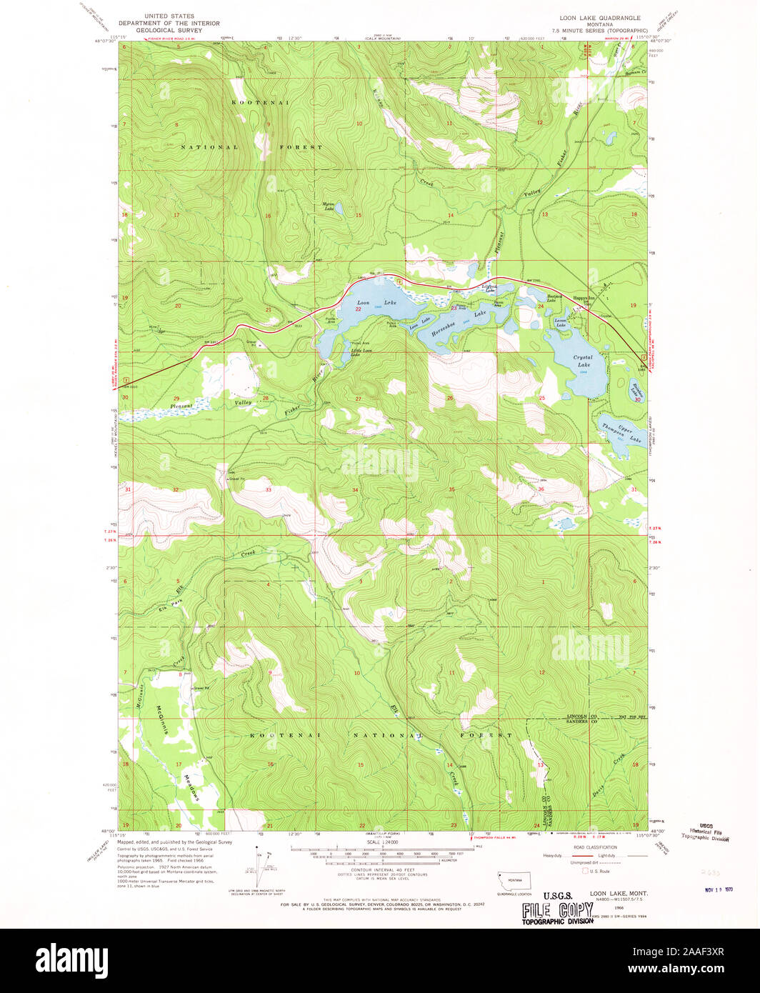 Map of loon lake hi-res stock photography and images - Alamy