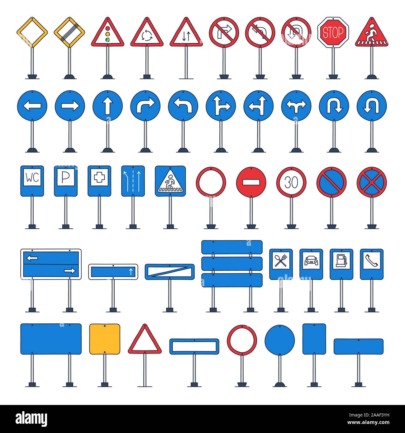 Hand stop signal pedestrian Stock Vector Images - Alamy