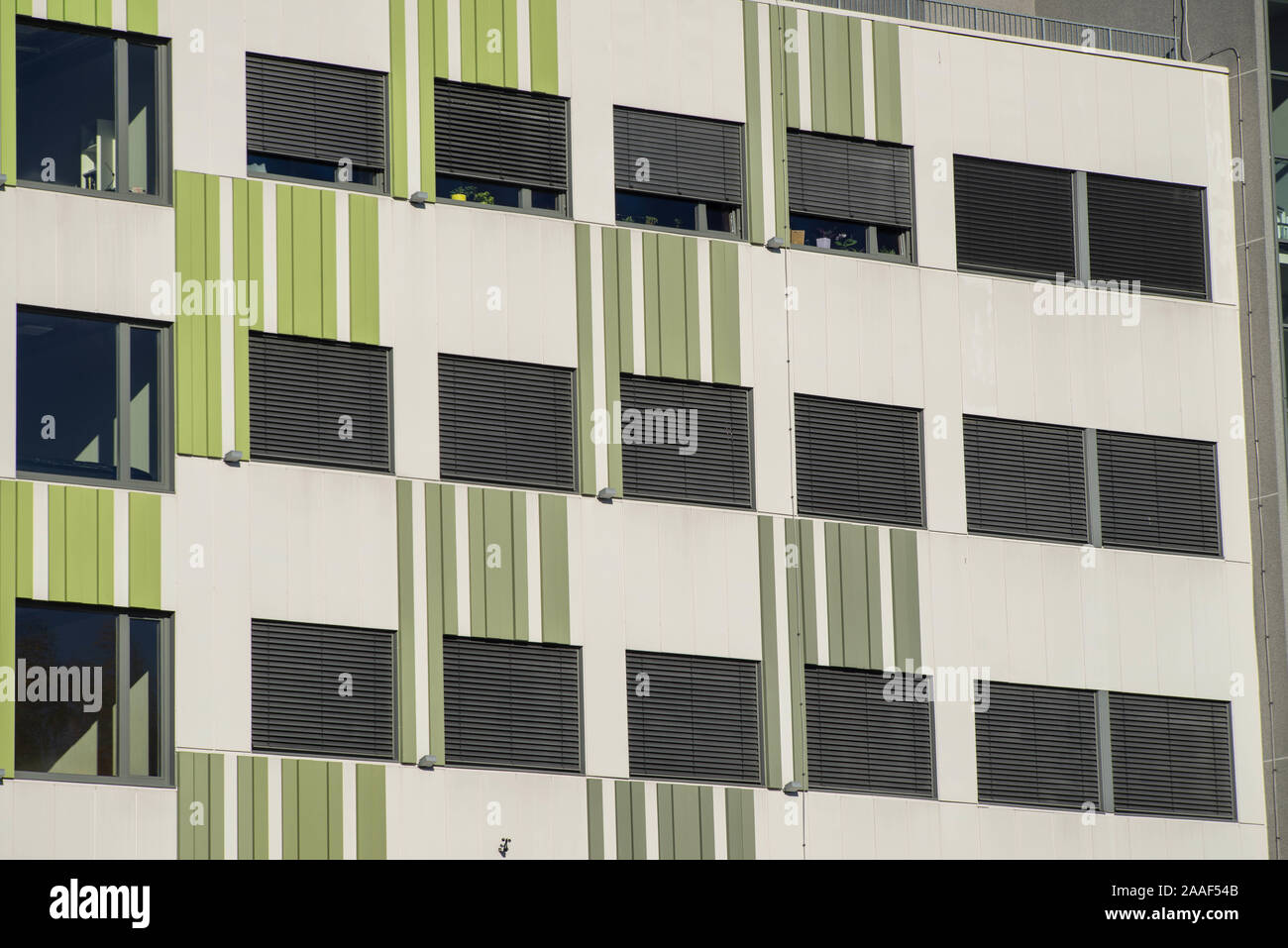 Wall of office building with windows. Modern exterior Stock Photo - Alamy