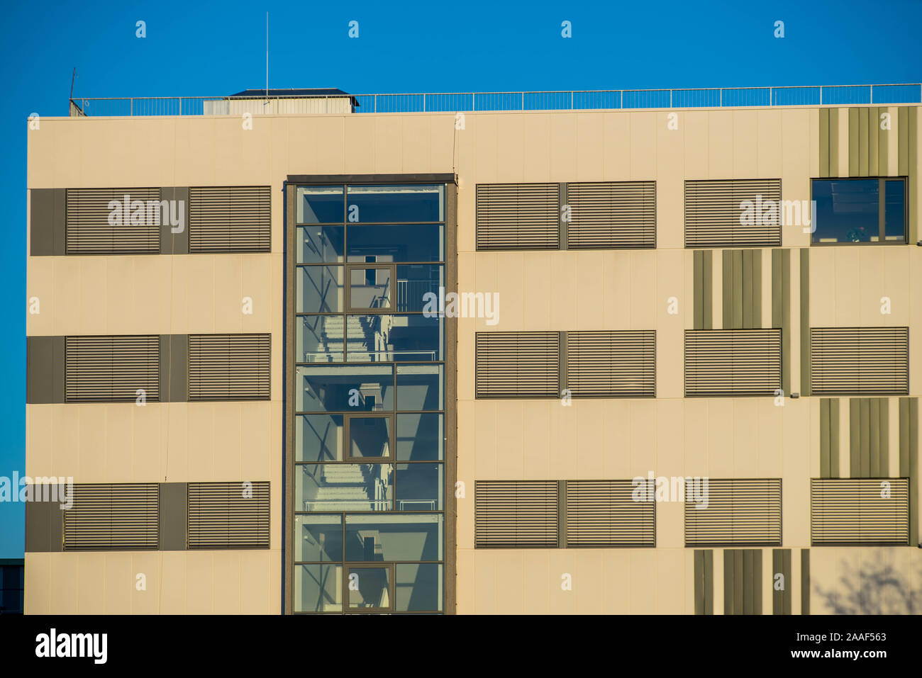 Wall of office building with windows. Modern exterior Stock Photo - Alamy