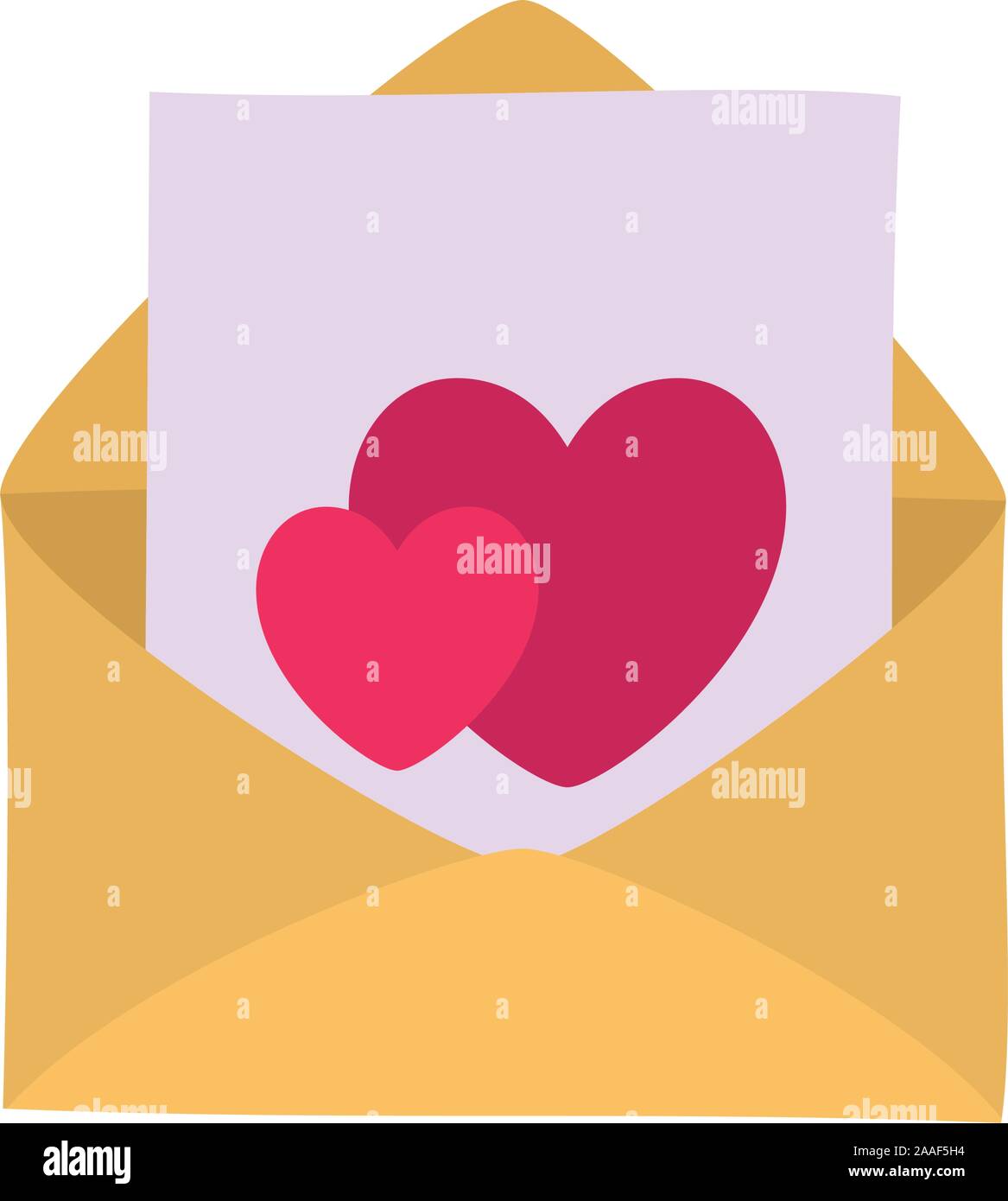 Isolated heart and envelope vector design Stock Vector Image & Art - Alamy