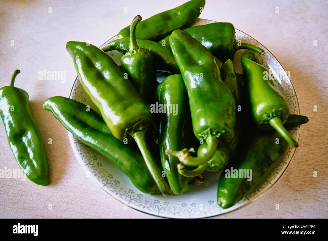 group of peppers very natural Stock Photo - Alamy