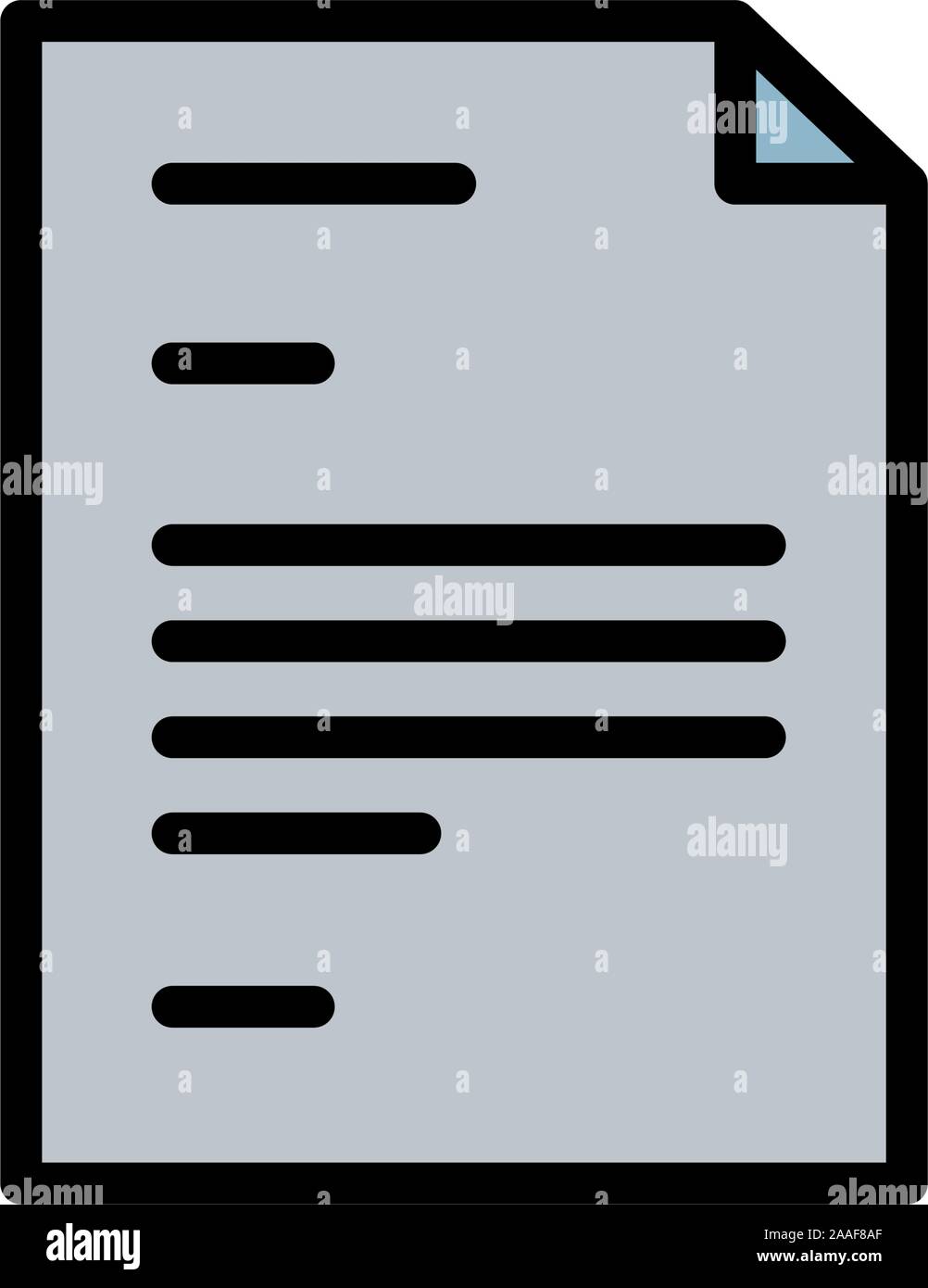 Isolated document fill vector design Stock Vector Image & Art - Alamy