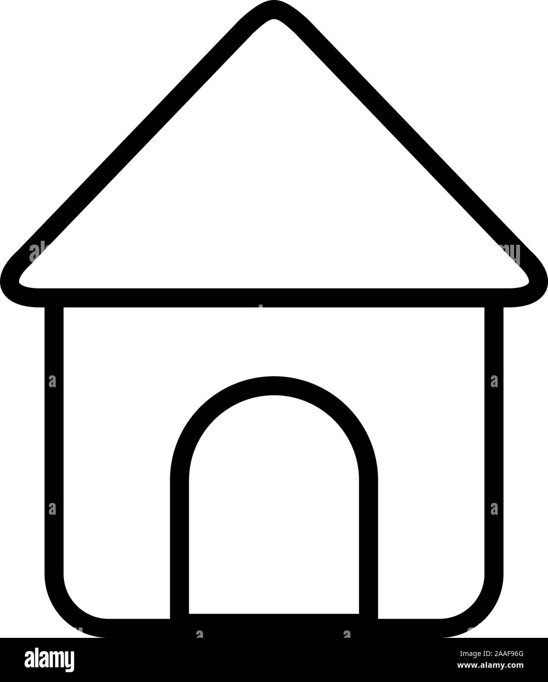 Isolated house icon line vector design Stock Vector Image & Art - Alamy