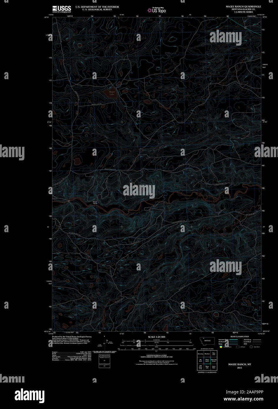 Magee map hi-res stock photography and images - Alamy