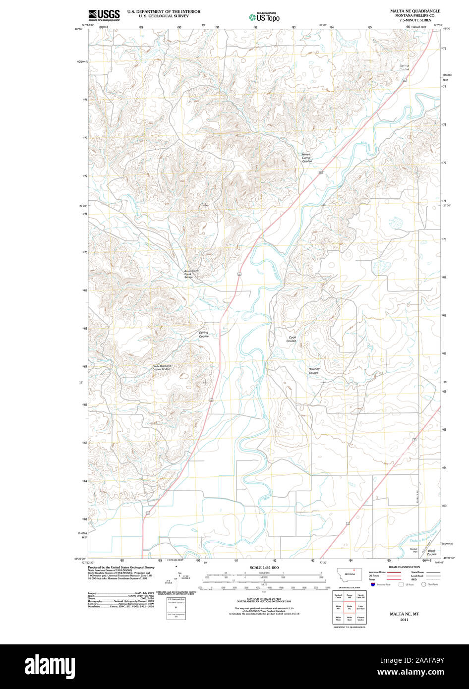 Map of malta montana hi-res stock photography and images - Alamy
