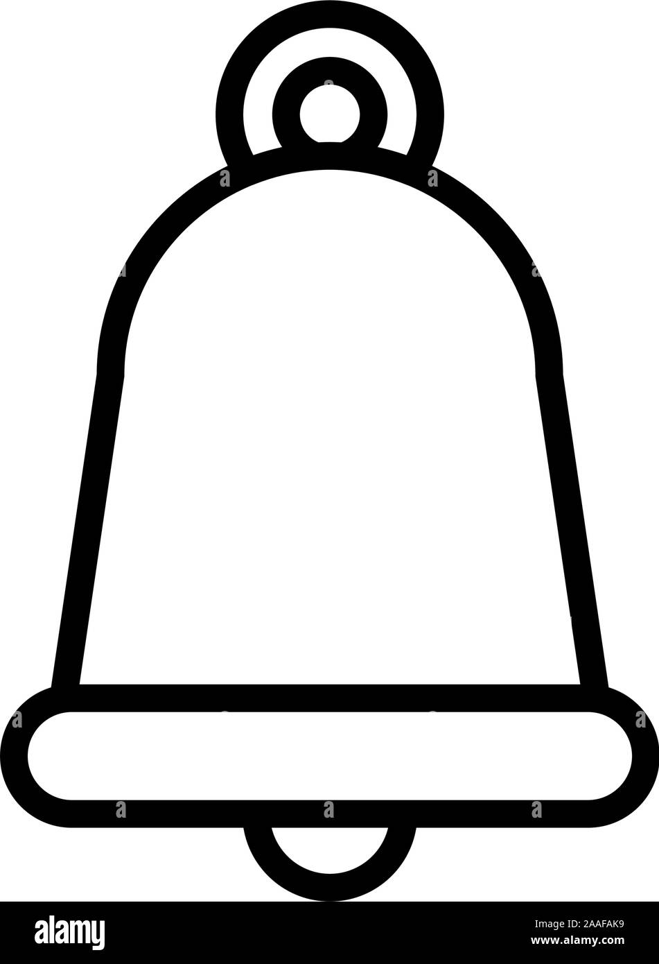 Isolated bell icon line vector design Stock Vector Image & Art - Alamy