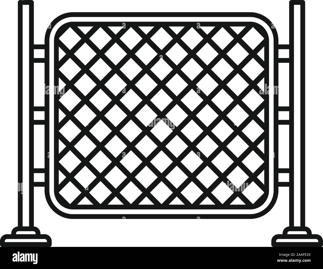 Rural fence icon. Outline rural fence vector icon for web design ...