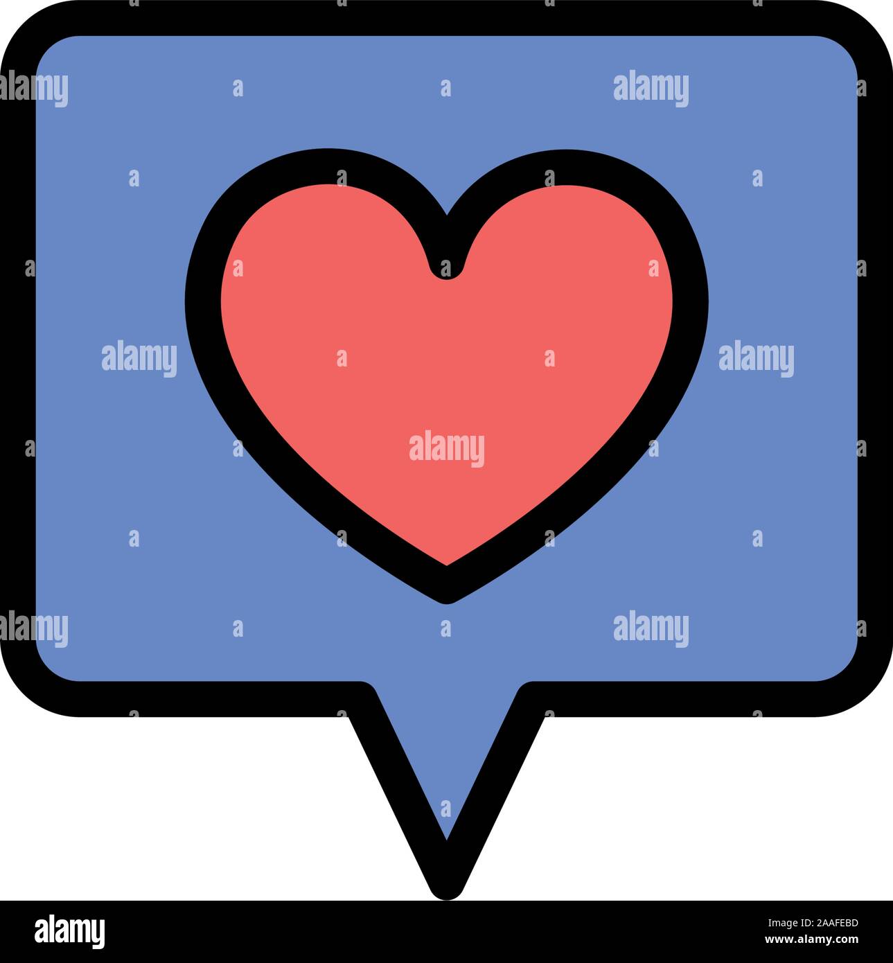 Isolated heart shape fill vector design Stock Vector Image & Art - Alamy