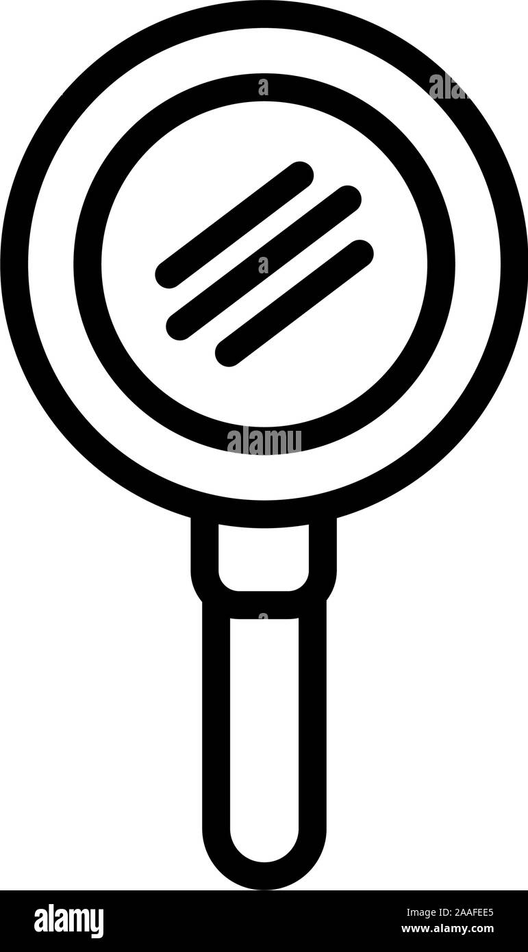 Isolated lupe icon line vector design Stock Vector Image & Art - Alamy