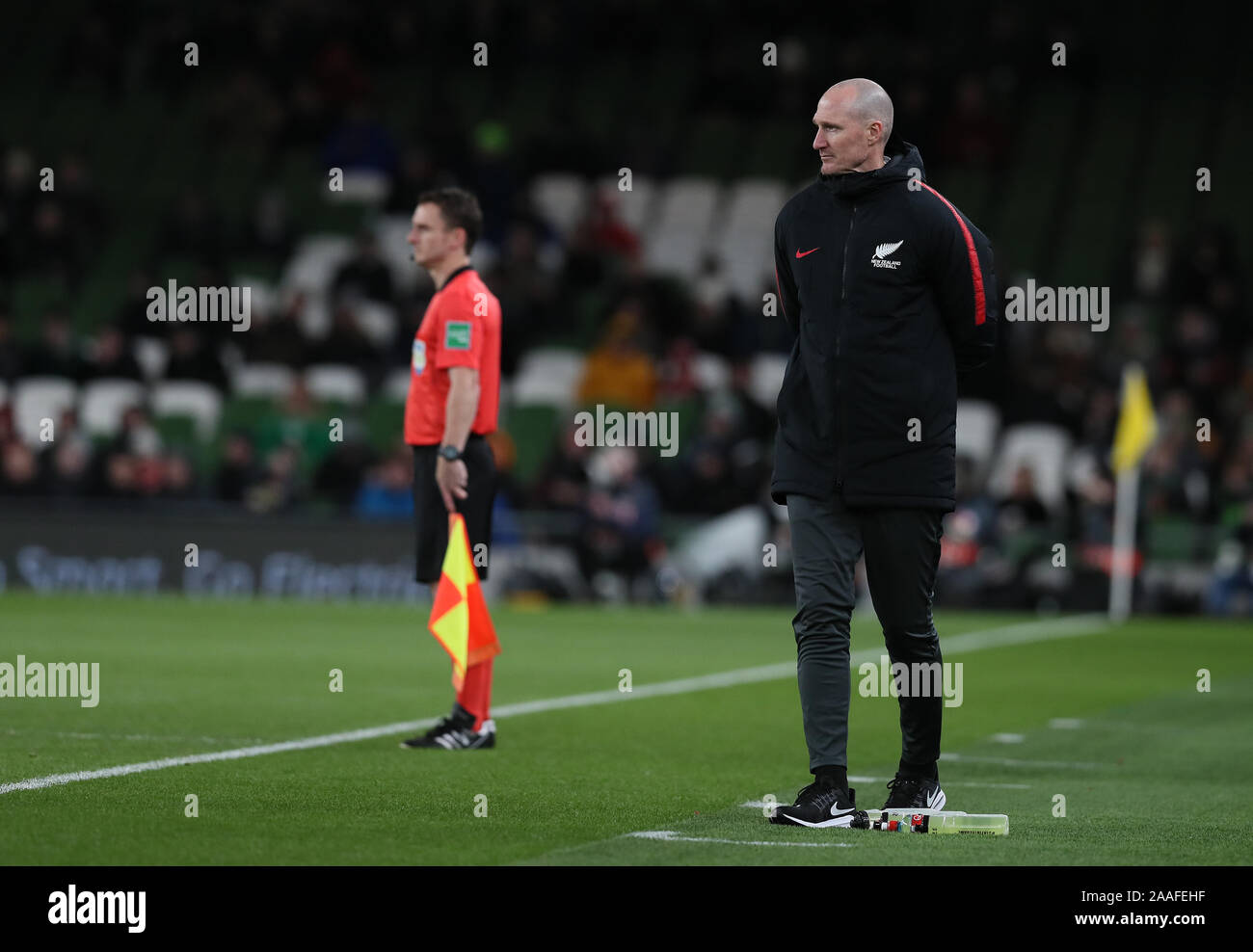 New Zealand head coach Danny Hay during the International Friendly at ...