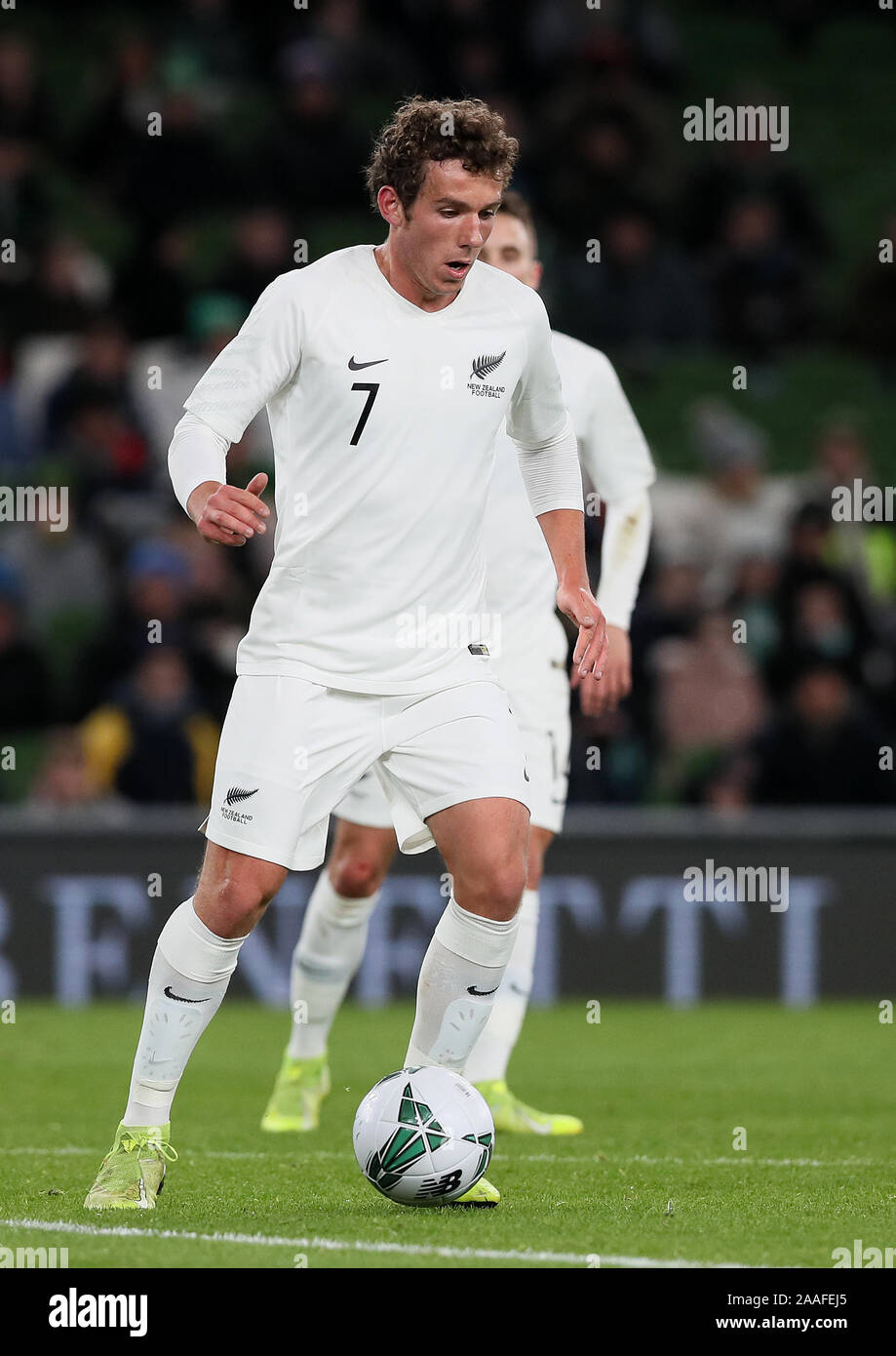 New Zealand's Joe Bell during the International Friendly at the Aviva ...
