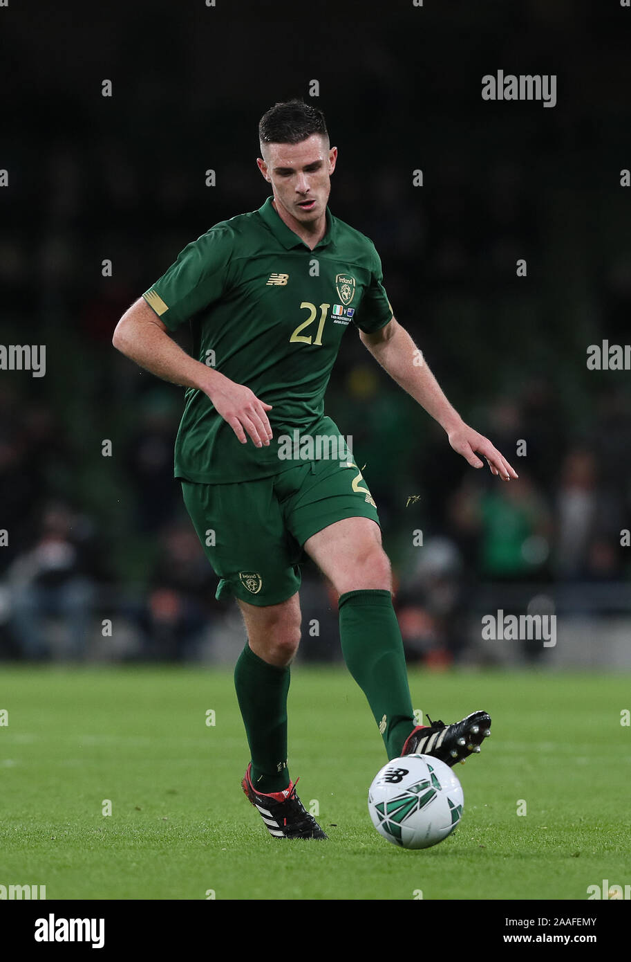 Republic of Ireland's Ciaran Clark during the International Friendly at ...