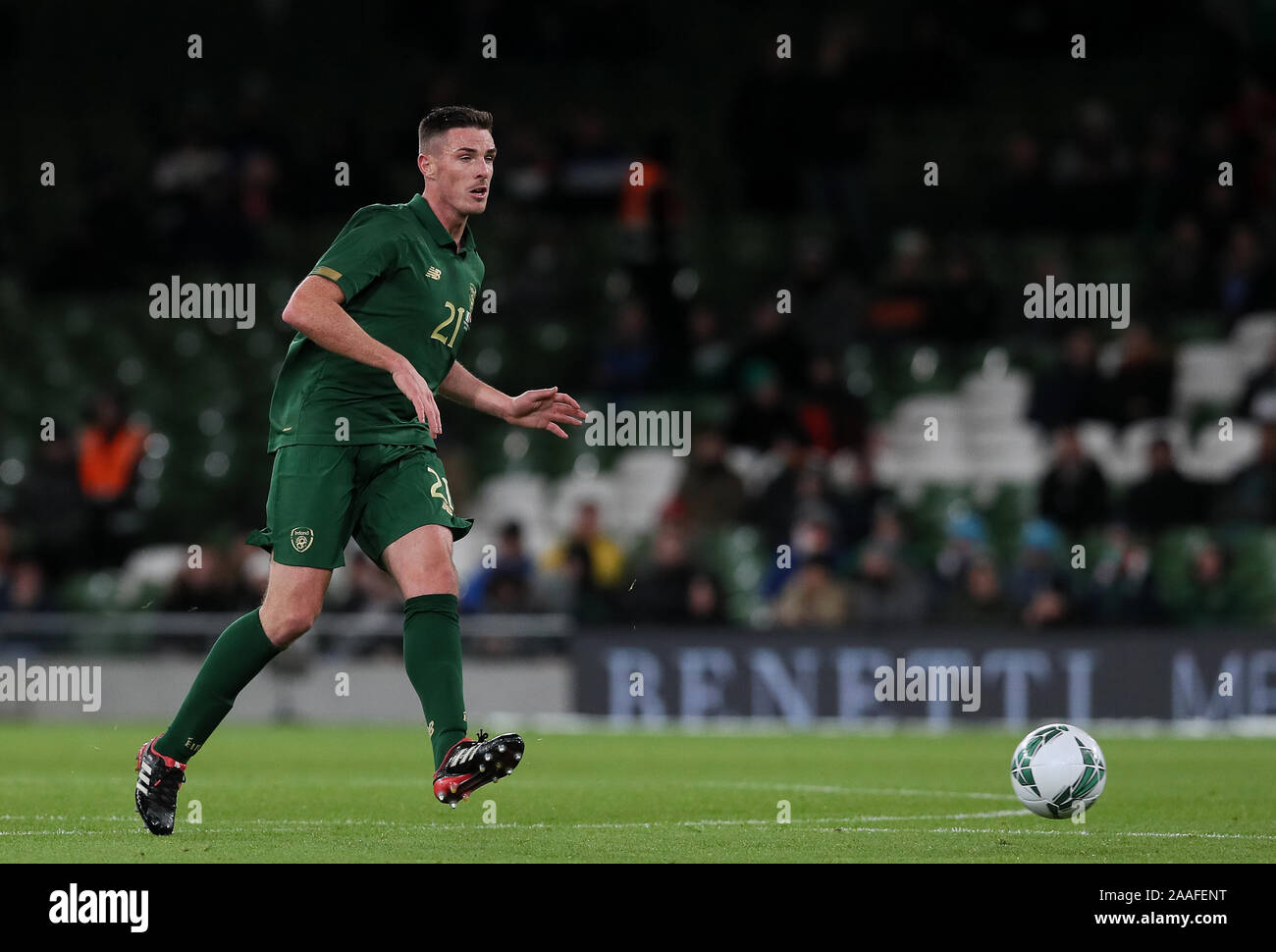 Republic of Ireland's Ciaran Clark during the International Friendly at ...