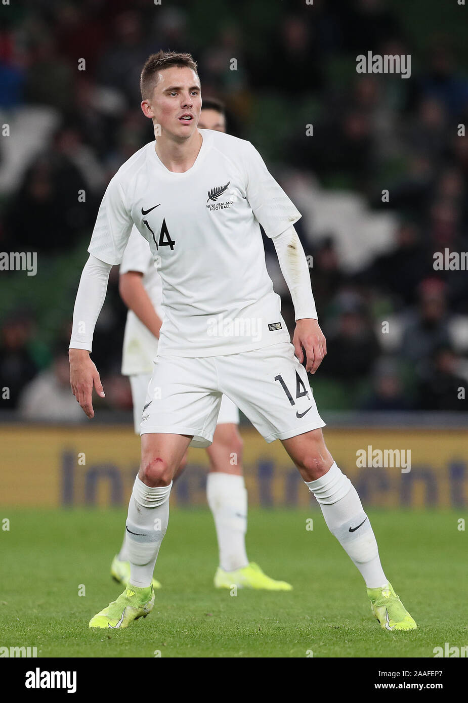 New Zealand's Ryan Thomas during the International Friendly at the ...