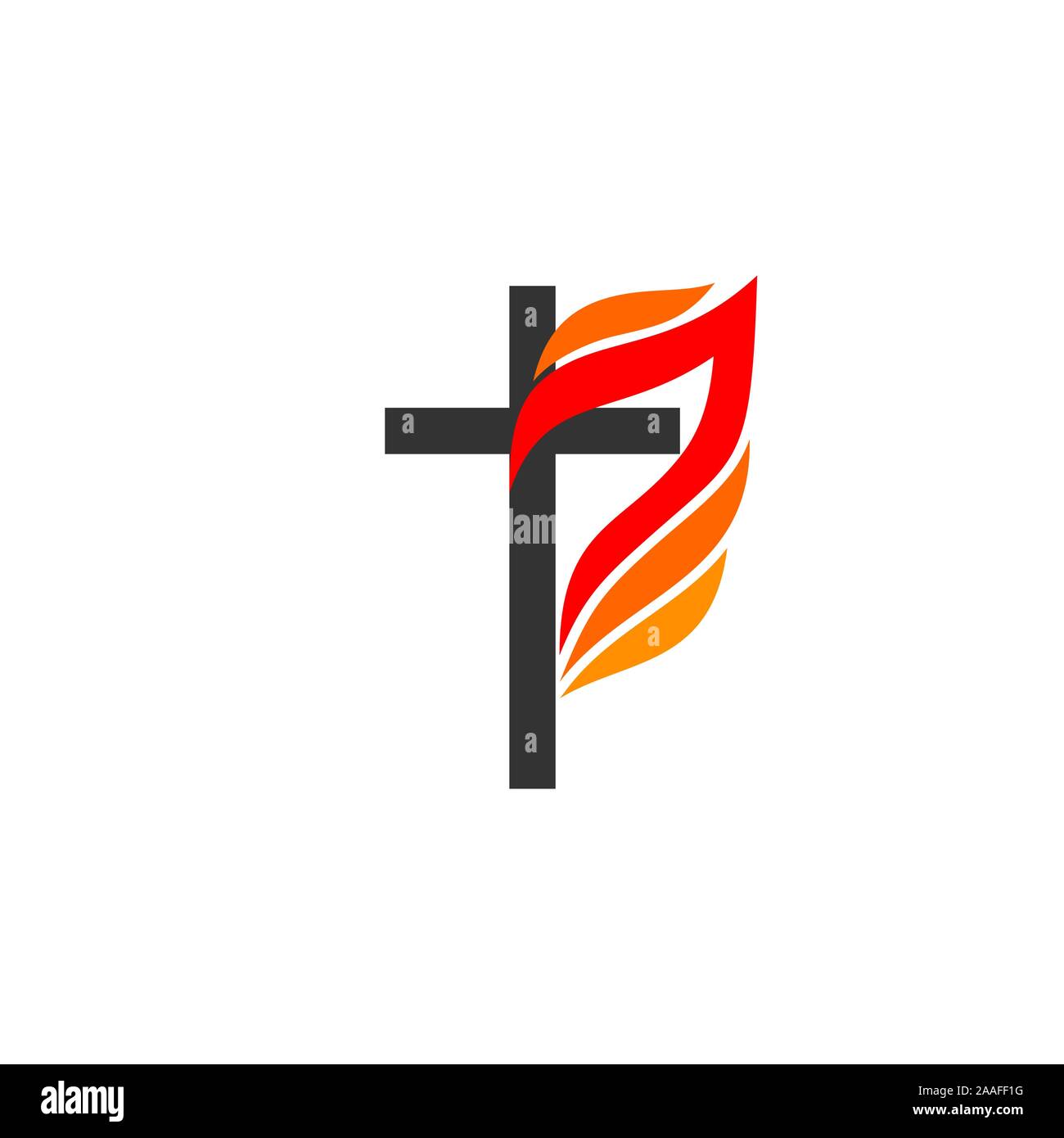 Christian symbols. The logo of the church. The cross of Jesus, the ...