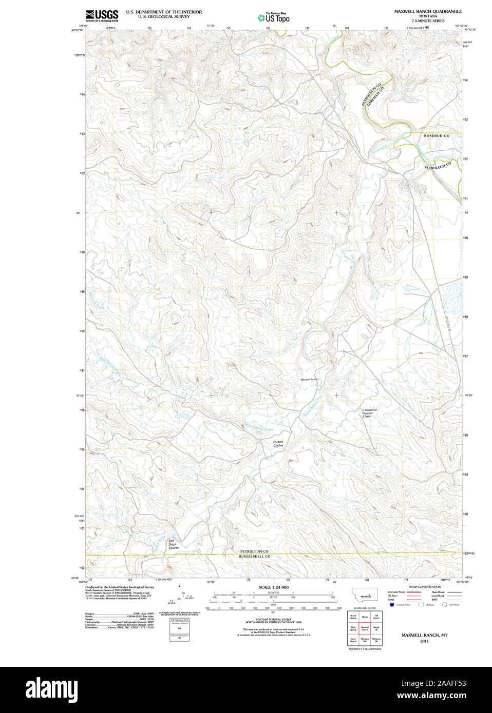 Map of maxwell hi-res stock photography and images - Alamy