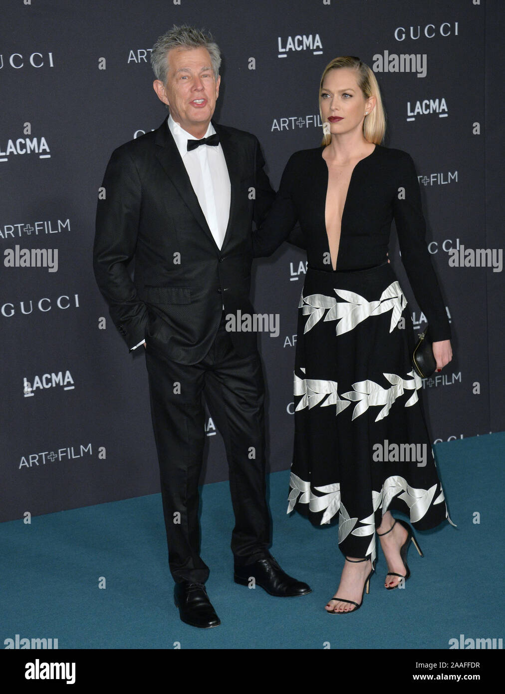 LOS ANGELES, CA - NOVEMBER 7, 2015: David Foster & actress daughter ...