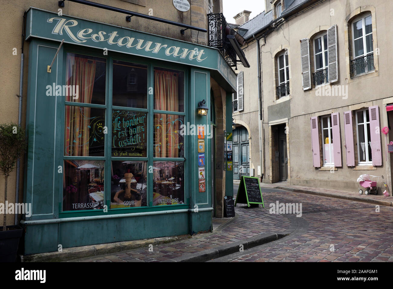 Buildings in Bayeux, Normandy, France Stock Photo - Alamy