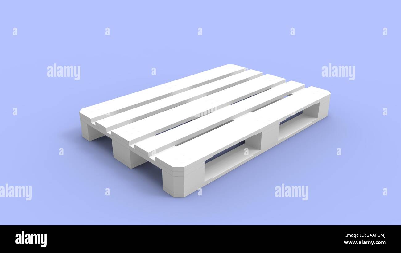 3d rendering of a pallet isolated in a studio background Stock Photo ...