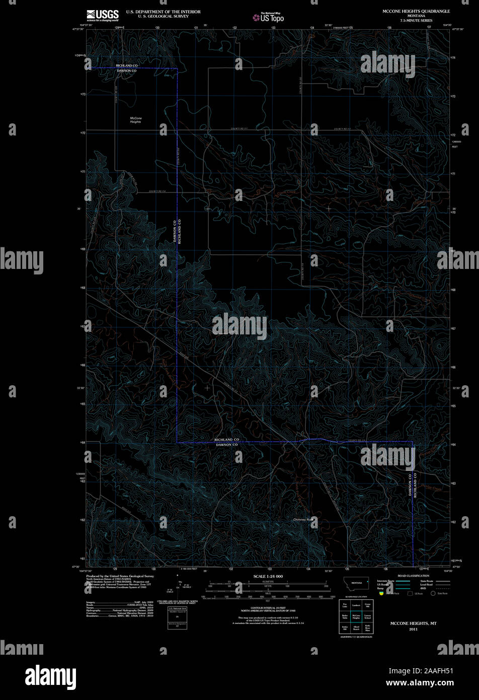 Mccone map hi-res stock photography and images - Alamy