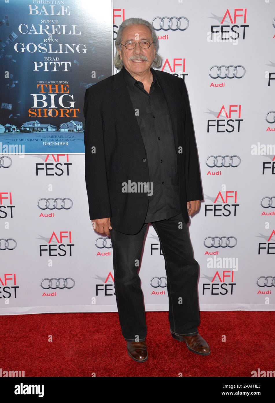 LOS ANGELES, CA - NOVEMBER 12, 2015: Actor Edward James Olmos at the ...