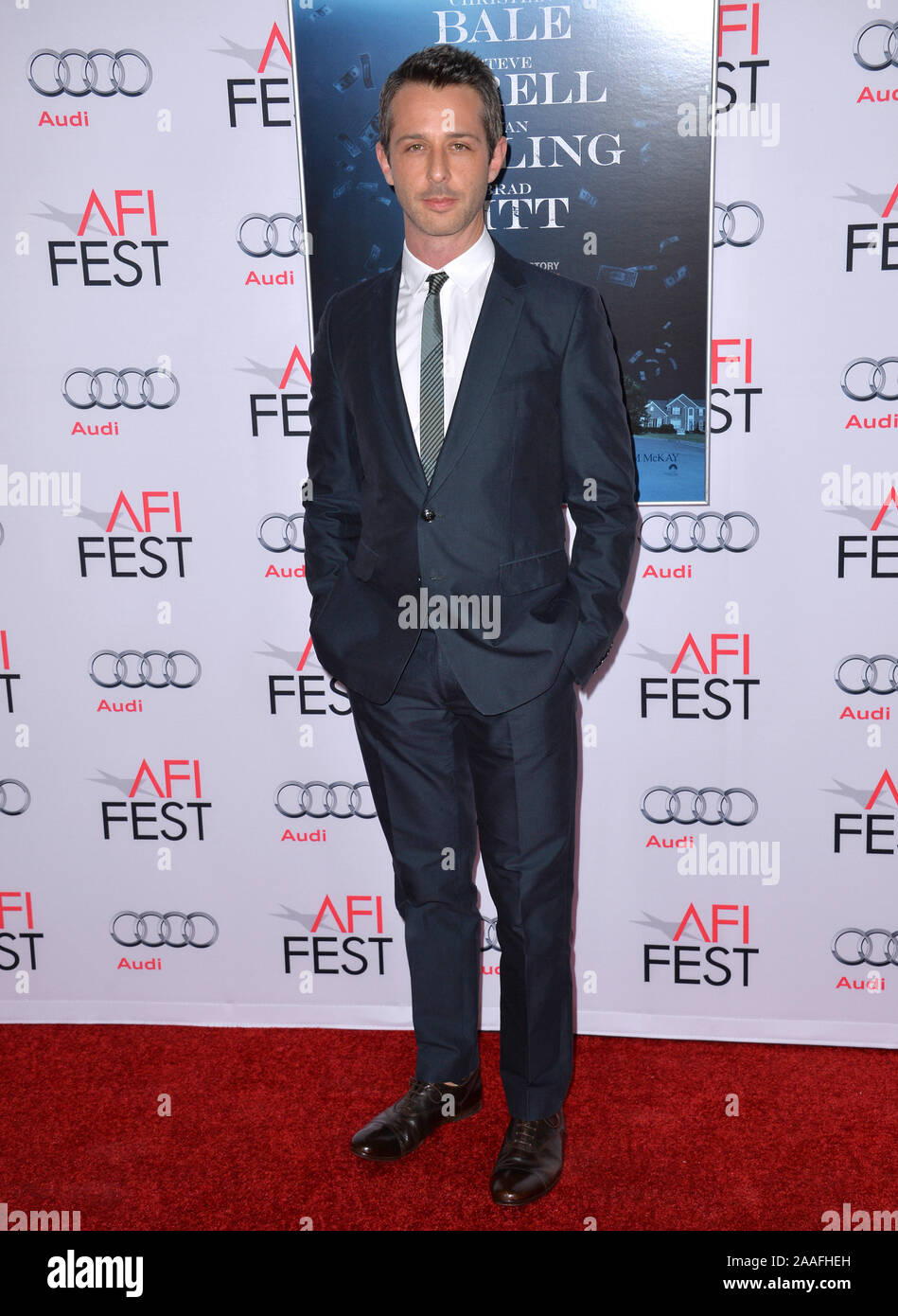 LOS ANGELES, CA - NOVEMBER 12, 2015: Actor Jeremy Strong at the world ...