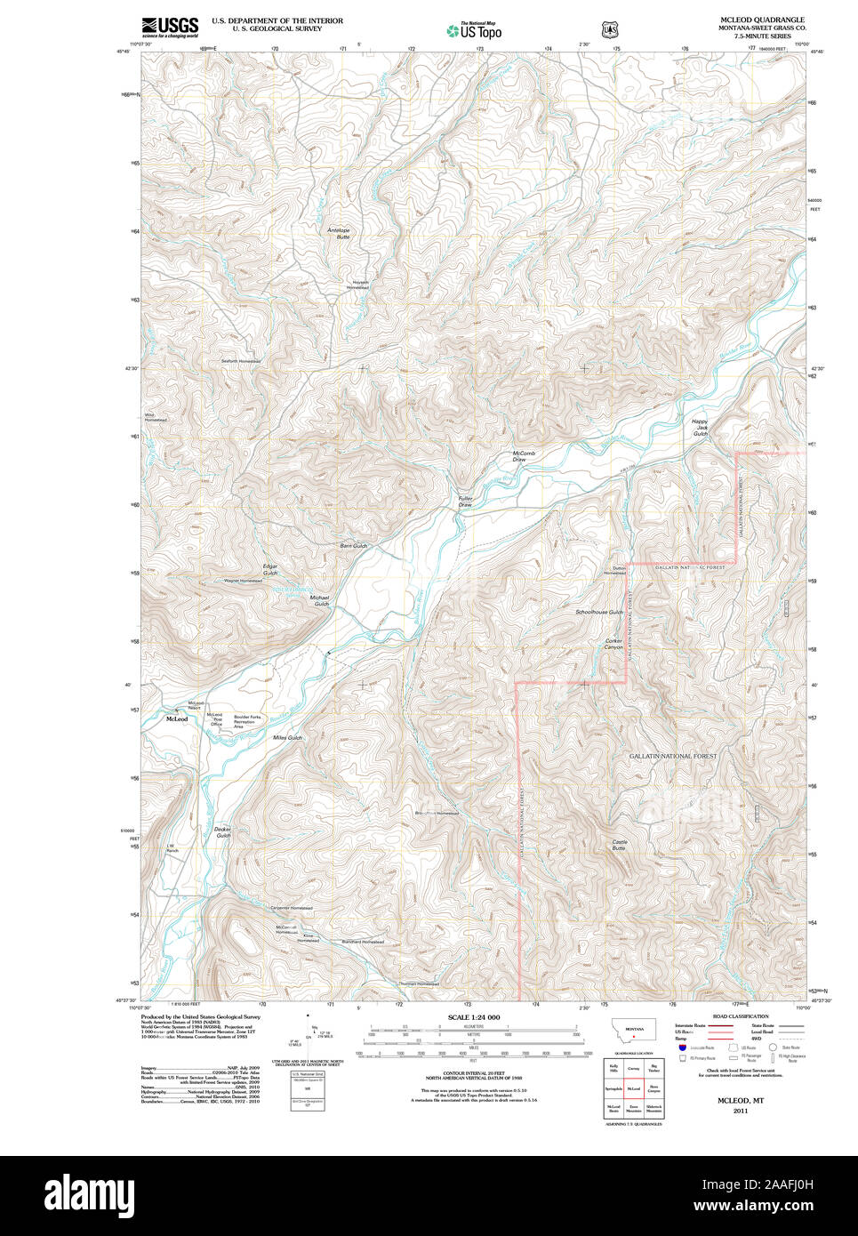Mcleod map hi-res stock photography and images - Alamy